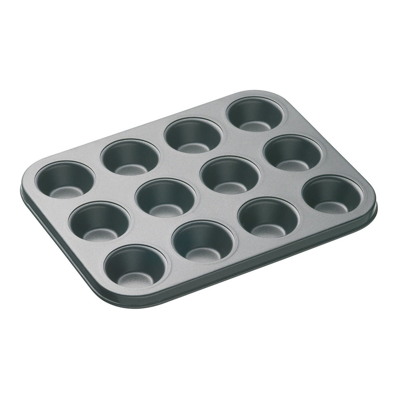 Home MasterCraft Heavy Base Mini Muffin Pan 12 Cupcake
