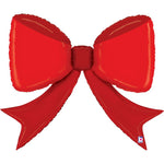 Red Bow Foil Balloon 104cm