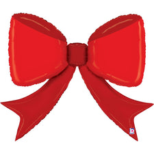 Red Bow Foil Balloon 104cm