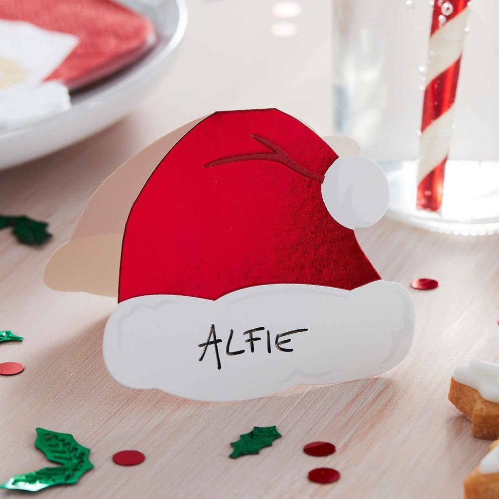 Home Silly Santa Place Cards 10pk